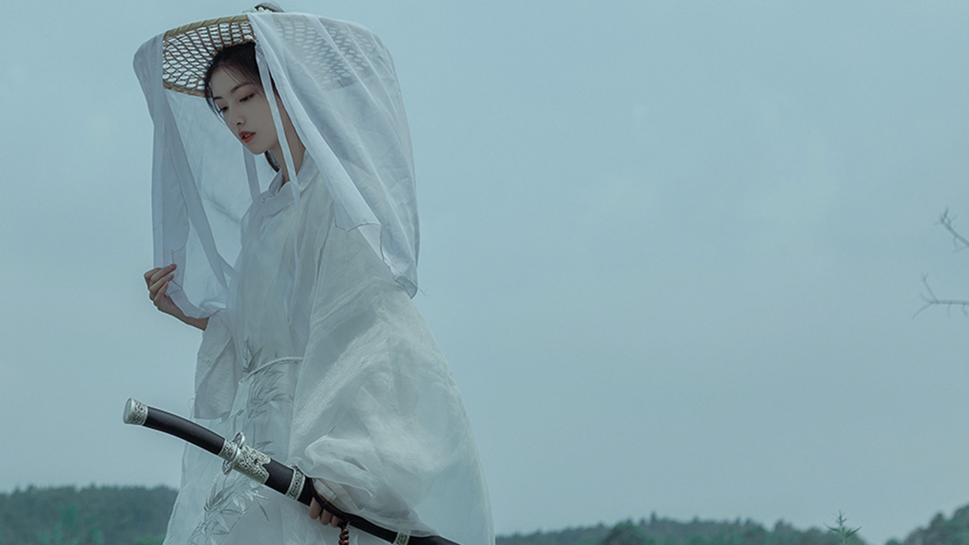 1920*1080美女壁纸古风-千图网