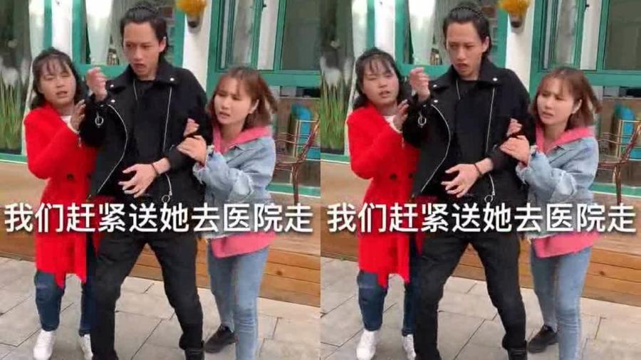 现实带跳d出门逛街视频