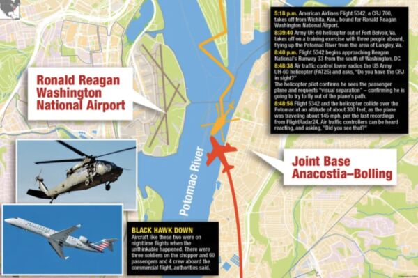 67人恐无人生还！美航客机撞上军用直升机，现场音频曝光！3名华裔不幸遇难