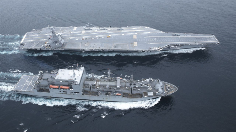 The U.S. aircraft carrier has encountered an opponent, 1.1 million tons ...
