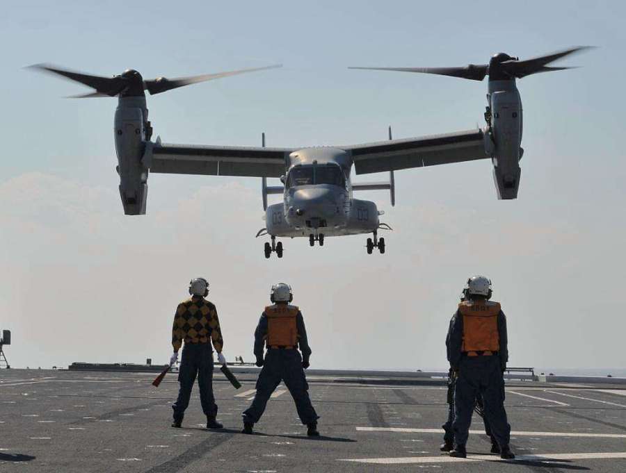 Japan is expected to have 17 Osprey helicopters with a unit price of US ...