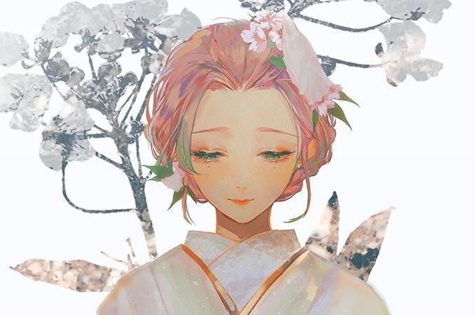 Exquisite and delicate, the two-dimensional girl illustration works ...