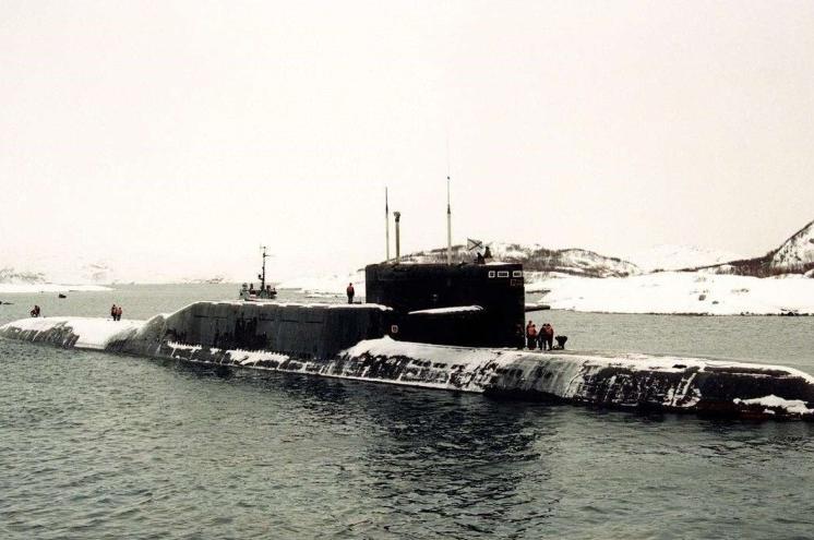 The Soviet submarine, known as the "big fat man," is equivalent to a ...