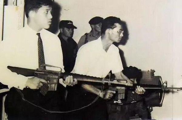 King Rama X was very heroic when he was young, and he was very handsome ...