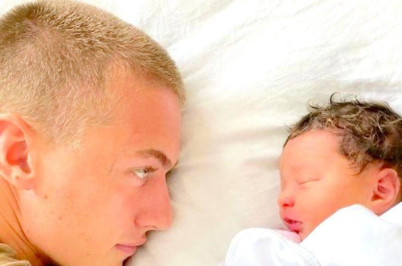 Lucky Blue Smith's second child was born, and his life really pressed ...